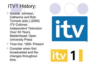 Itv presentation | PPT
