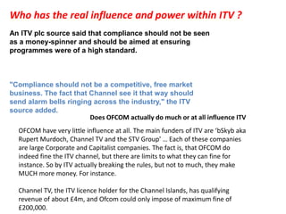 ITV Research | PPTX | Television | Entertainment