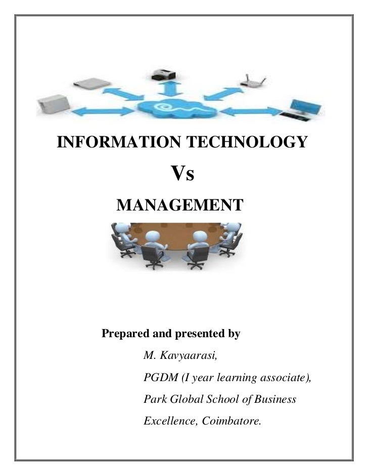 Information Technology Vs Management