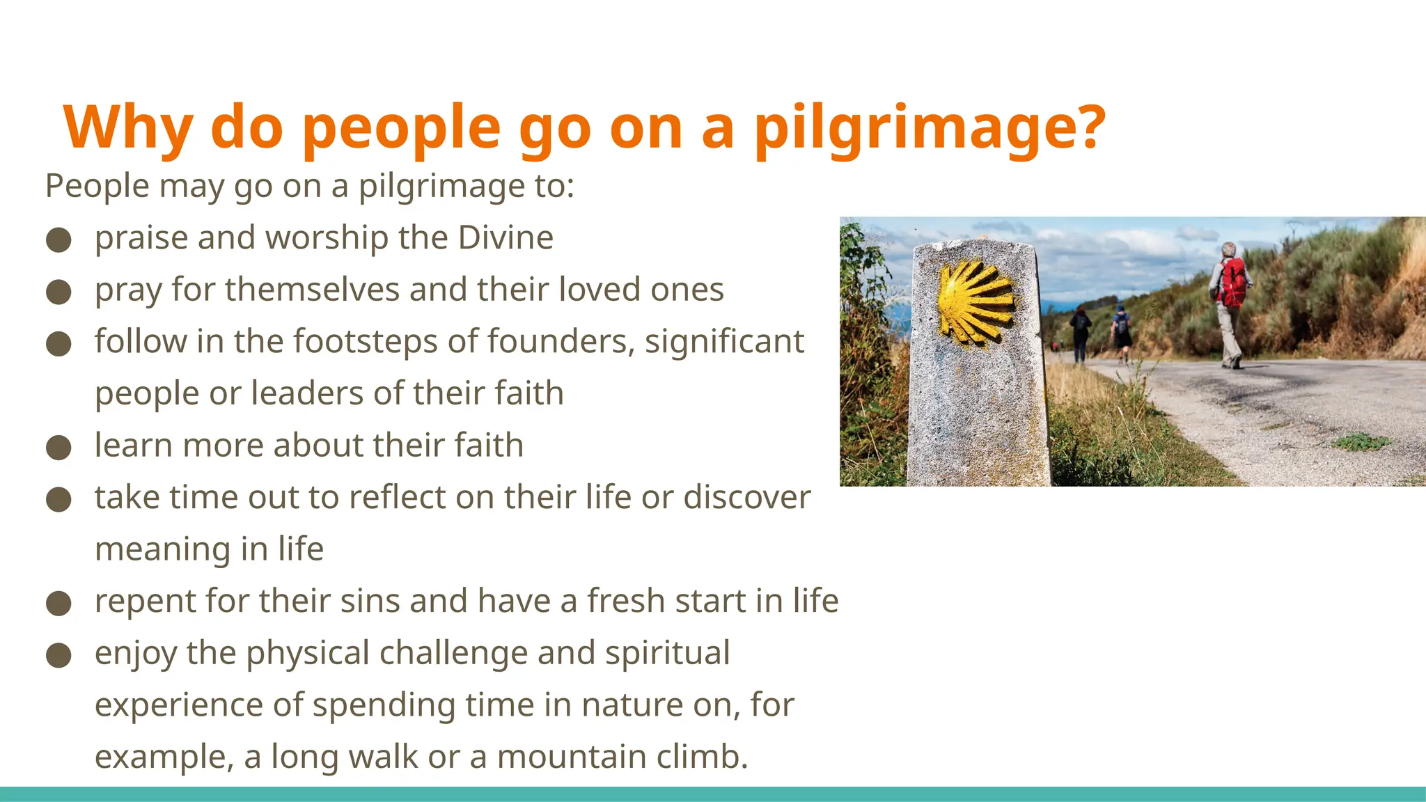 Pilgrim Journeys, Pilgrimage examples and Rituals PowerPoint | PPTX