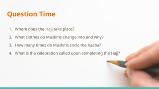 Pilgrim Journeys, Pilgrimage examples and Rituals PowerPoint | PPTX