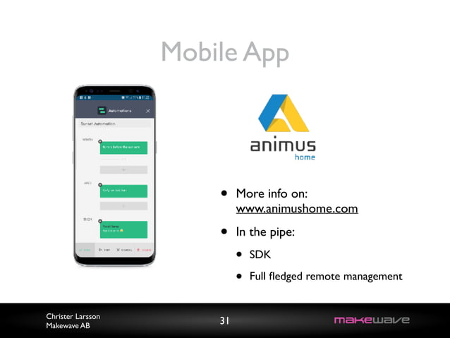 It Was Twenty Years Ago Today - Building an OSGi based Smart Home System - Christer Larsson ...