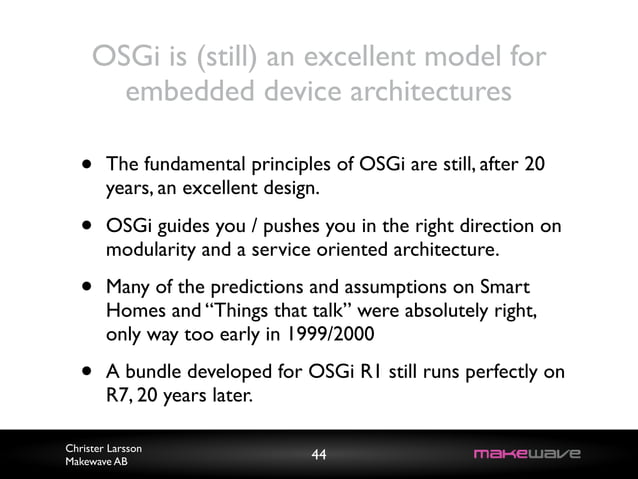 It Was Twenty Years Ago Today - Building an OSGi based Smart Home ...