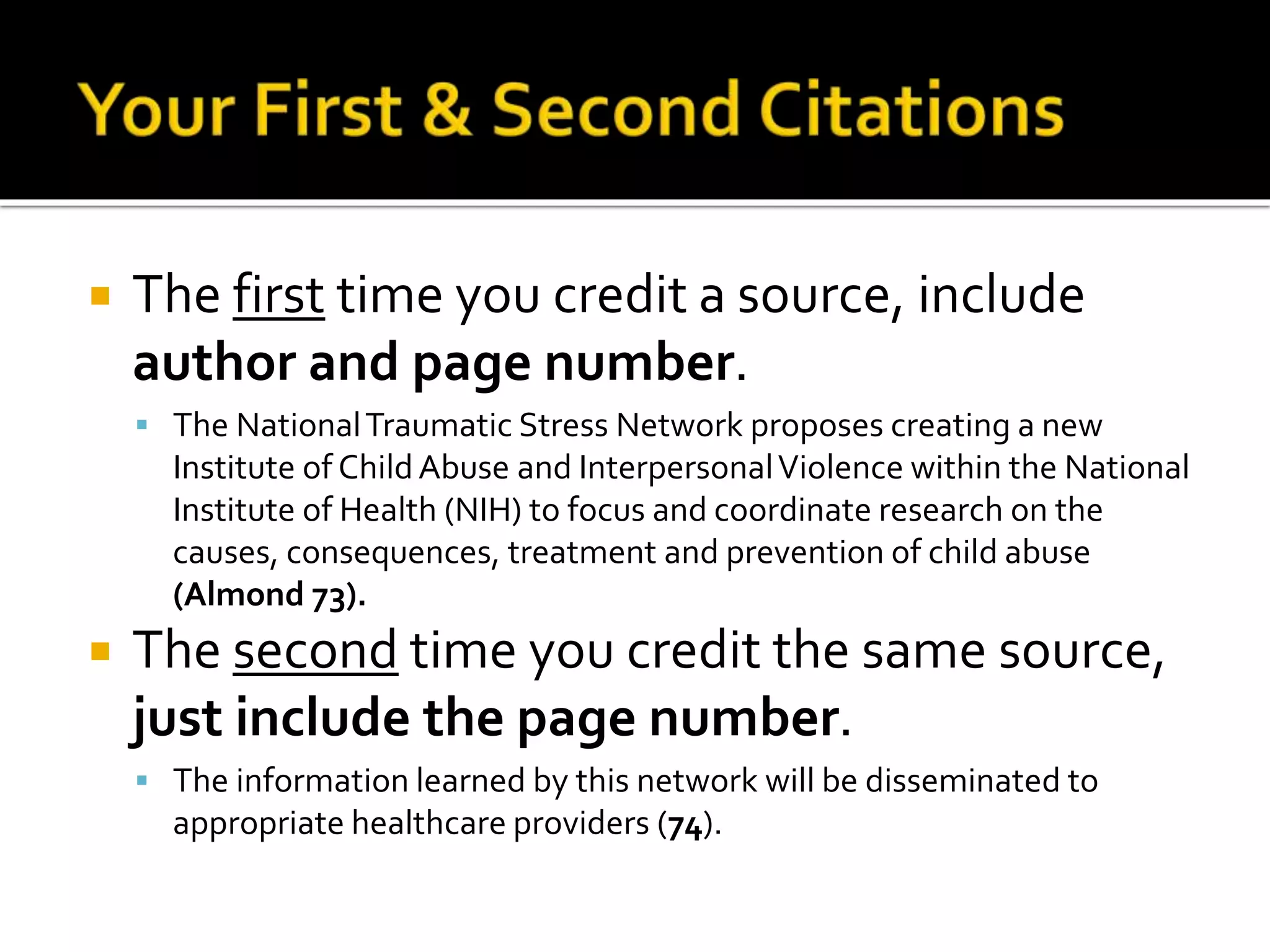 Citing Sources | PPT