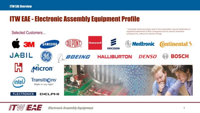 ITW EAE Electronic Assembly Equipment | PPT | Free Download