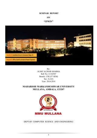 I twin report | DOCX