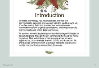 IT wireless technology project21.ppt
