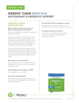 It works greens chews | PDF