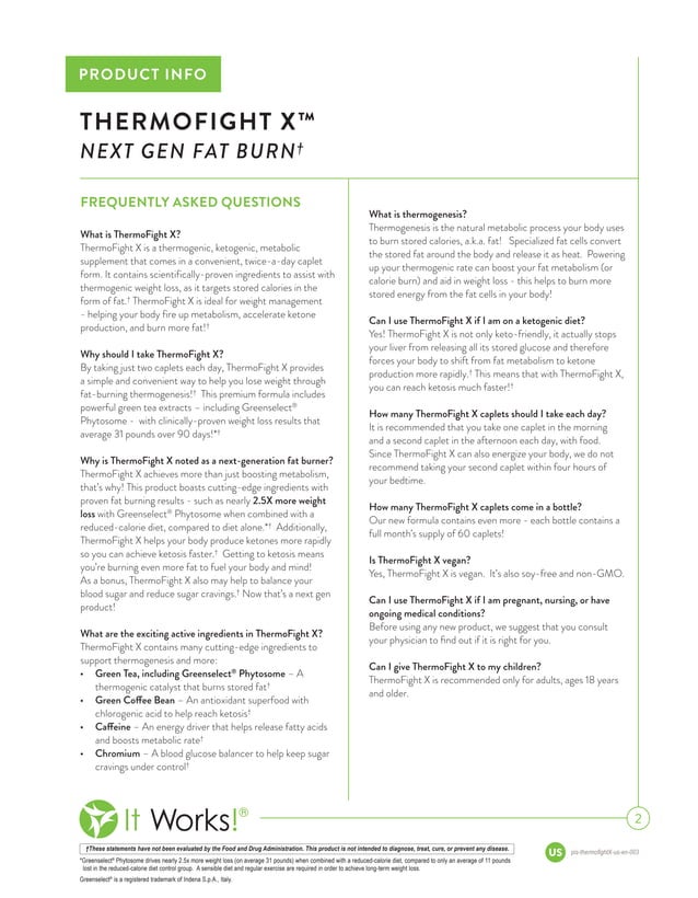 It works thermofight x | PDF