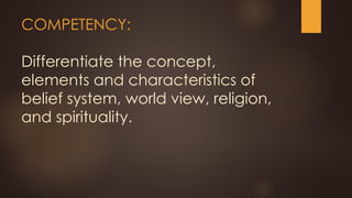 Intro to world religions and belief systems Q1 WEEK 1- | PPTX