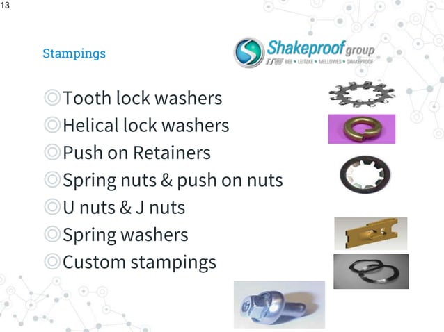 ITW Shakeproof Product Overview - Purchasing | PPTX | Needlework | Arts ...