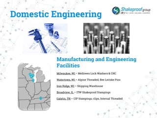 ITW Shakeproof Product Overview - Purchasing | PPTX