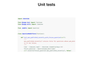 Python, Django. Why to learn? | PPT