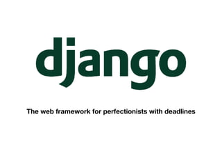 Python, Django. Why to learn? | PPT
