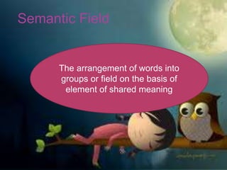 Word Meaning (Semantics) | PPT