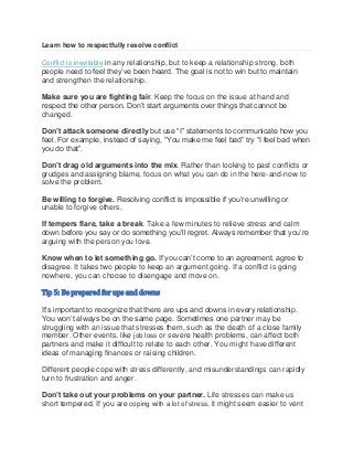 How to maintain a healthy relationship | PDF
