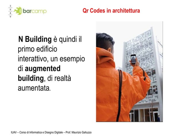 Qr codes in Architettura | PPTX