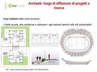 Archweb: luogo di diffusione di progetti e ricerca | PPTX | Computing ...