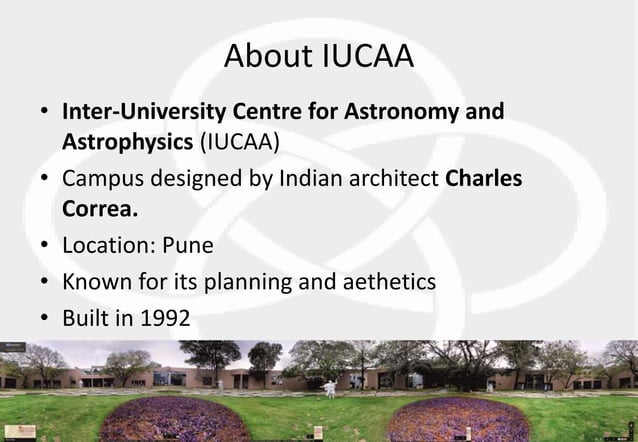 IUCAA | PPTX | Interior Decorating | Home & Garden