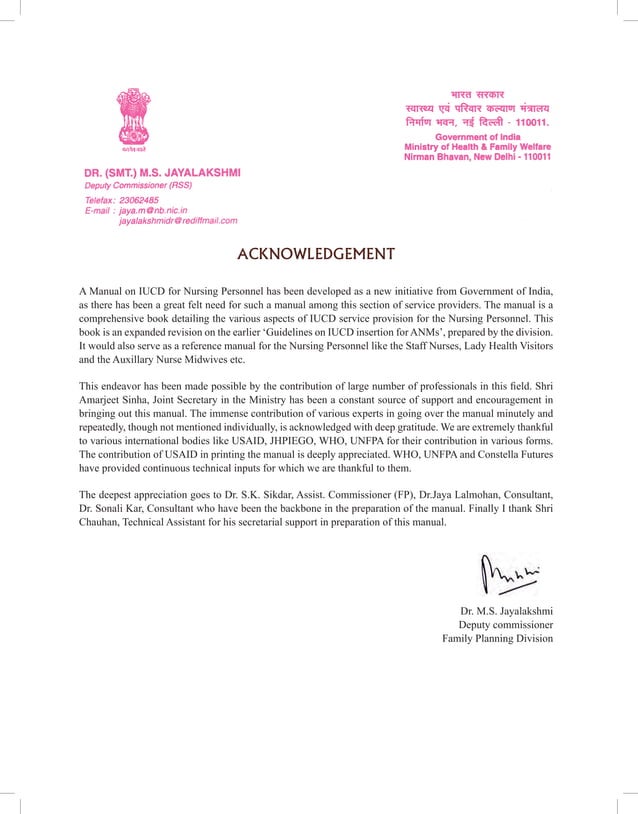 IUCD manual NHM guidelines.pdf | Pregnancy | Reproductive Health