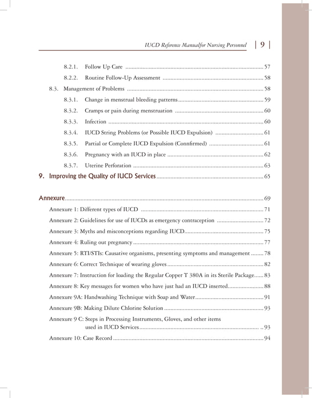 IUCD manual NHM guidelines.pdf | Pregnancy | Reproductive Health