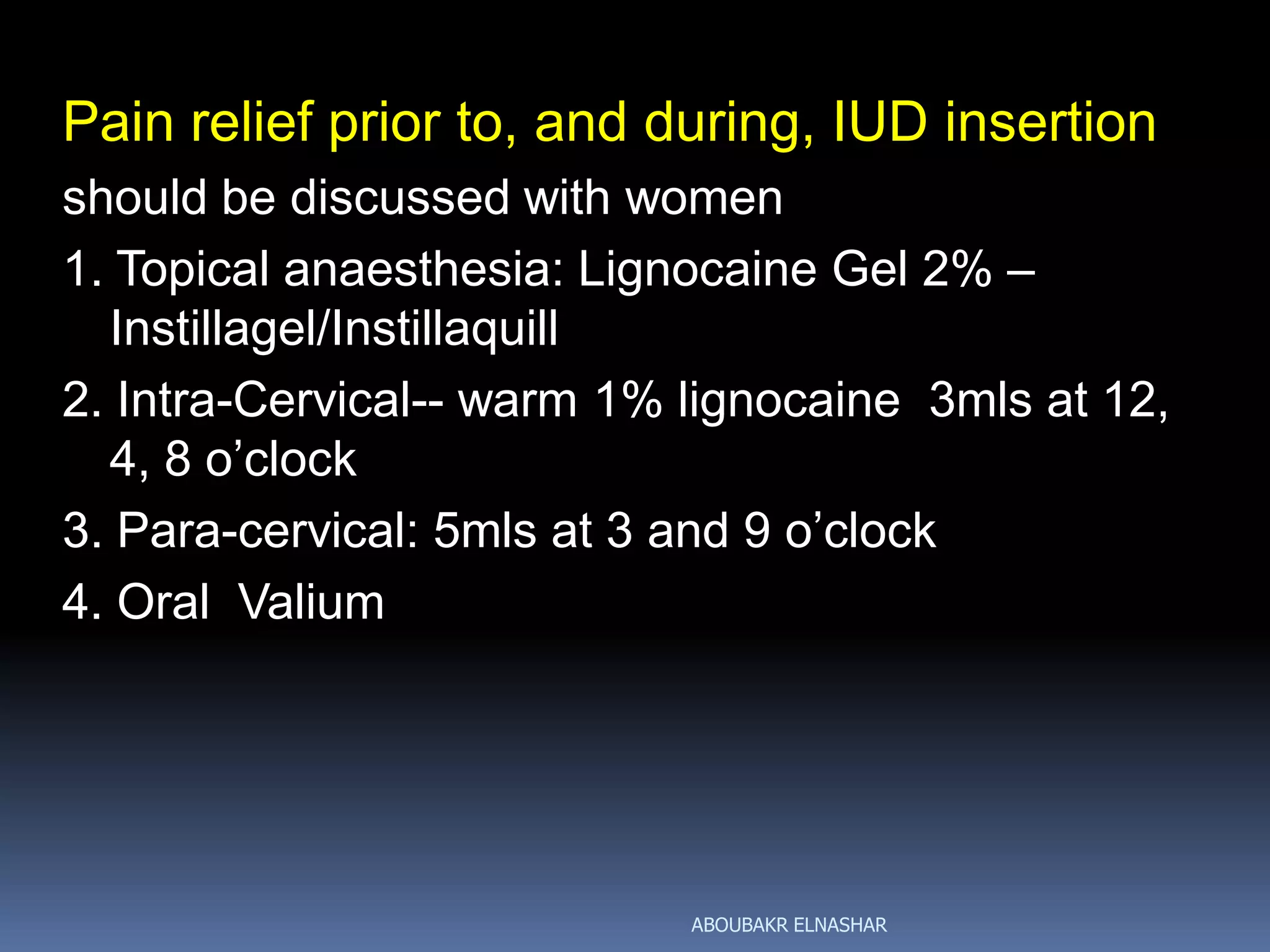 IUCD: Uterine perforation | PDF