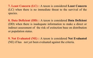 International Union for Conservation of Nature (IUCN) | PPTX