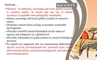 International Union for Conservation of Nature (IUCN) | PPTX