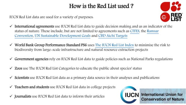 Iucn conservation tools | PPT