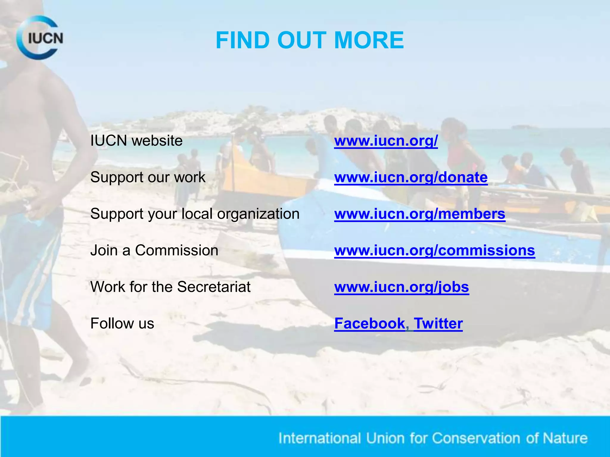 IUCN General Presentation | PPTX