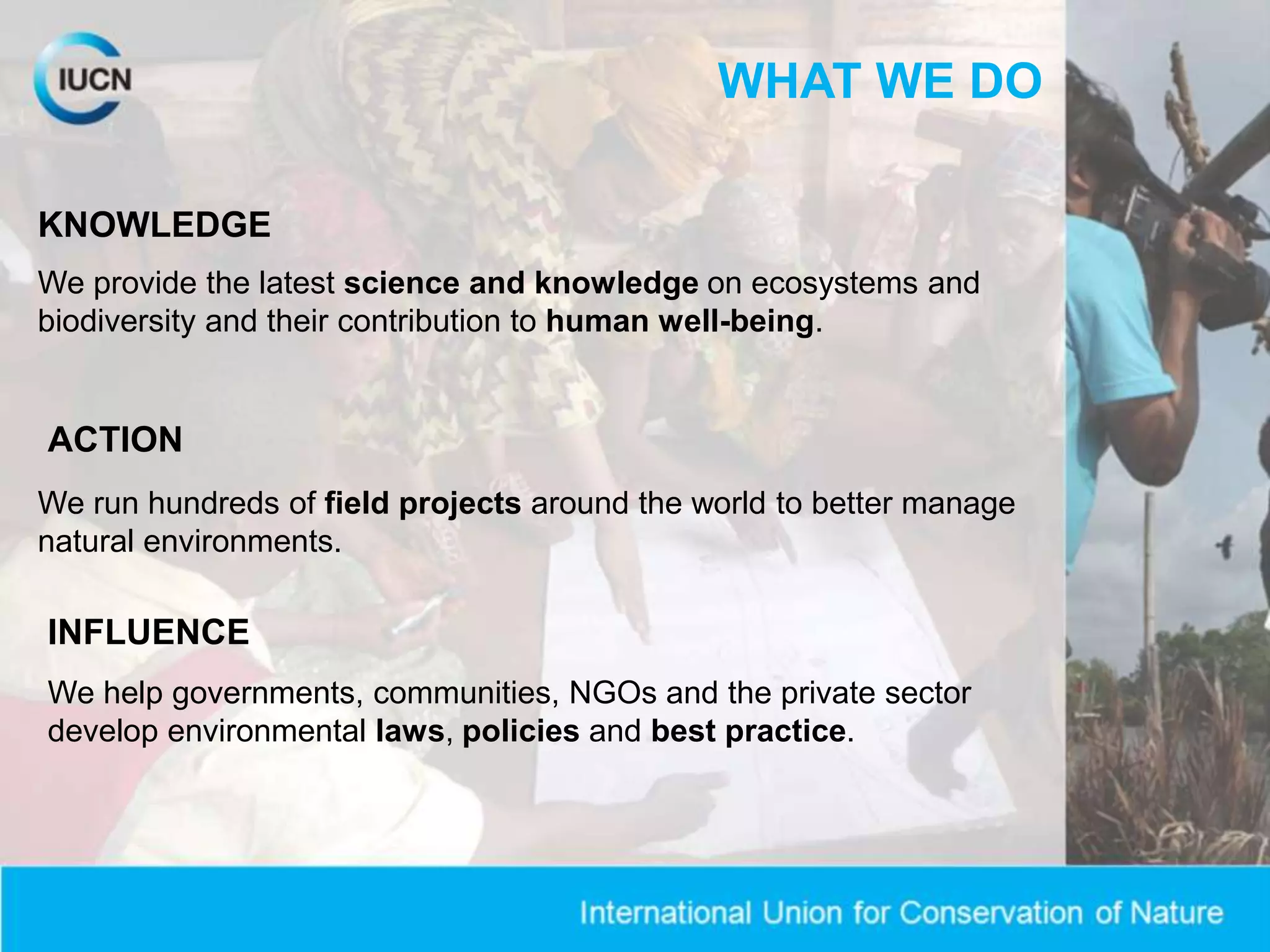 IUCN General Presentation | PPTX