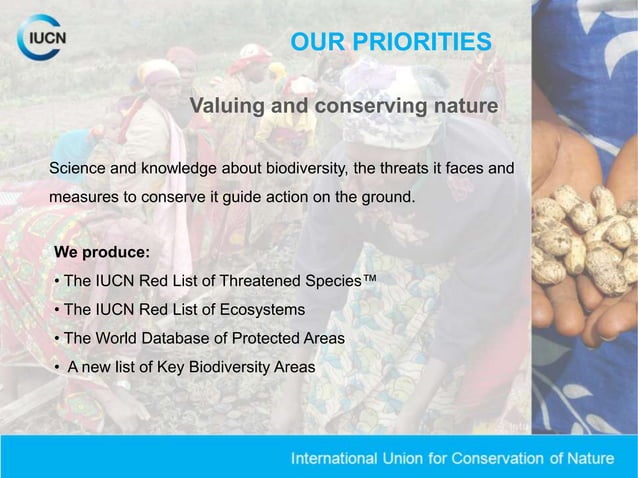 IUCN General Presentation | PPTX
