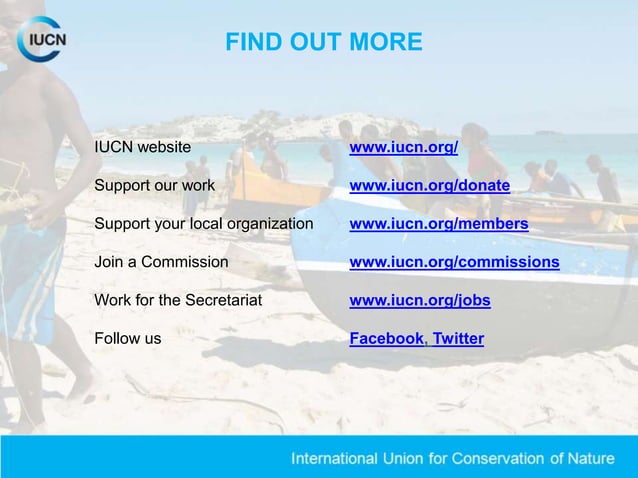 IUCN General Presentation | PPTX