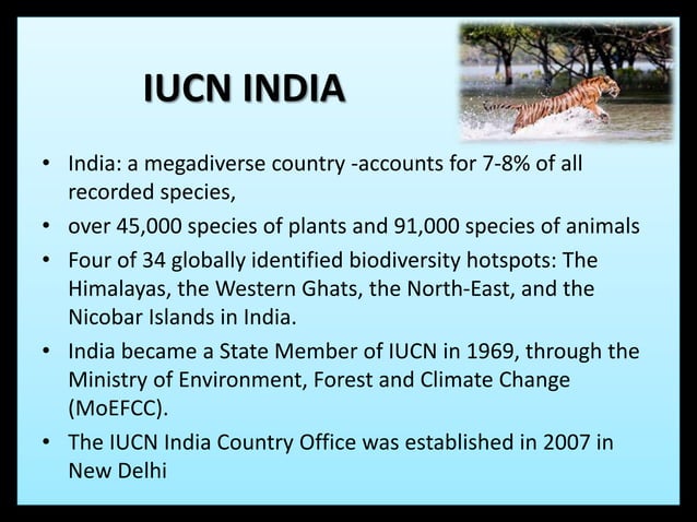 IUCN | PPTX | Zoos & Aquariums | Attractions