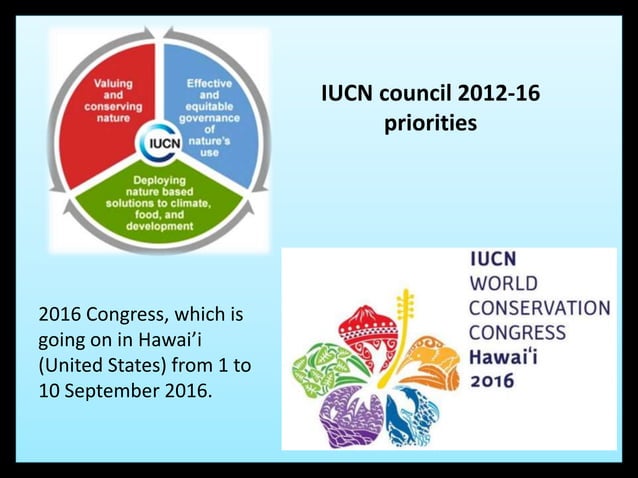 IUCN | PPTX | Zoos & Aquariums | Attractions