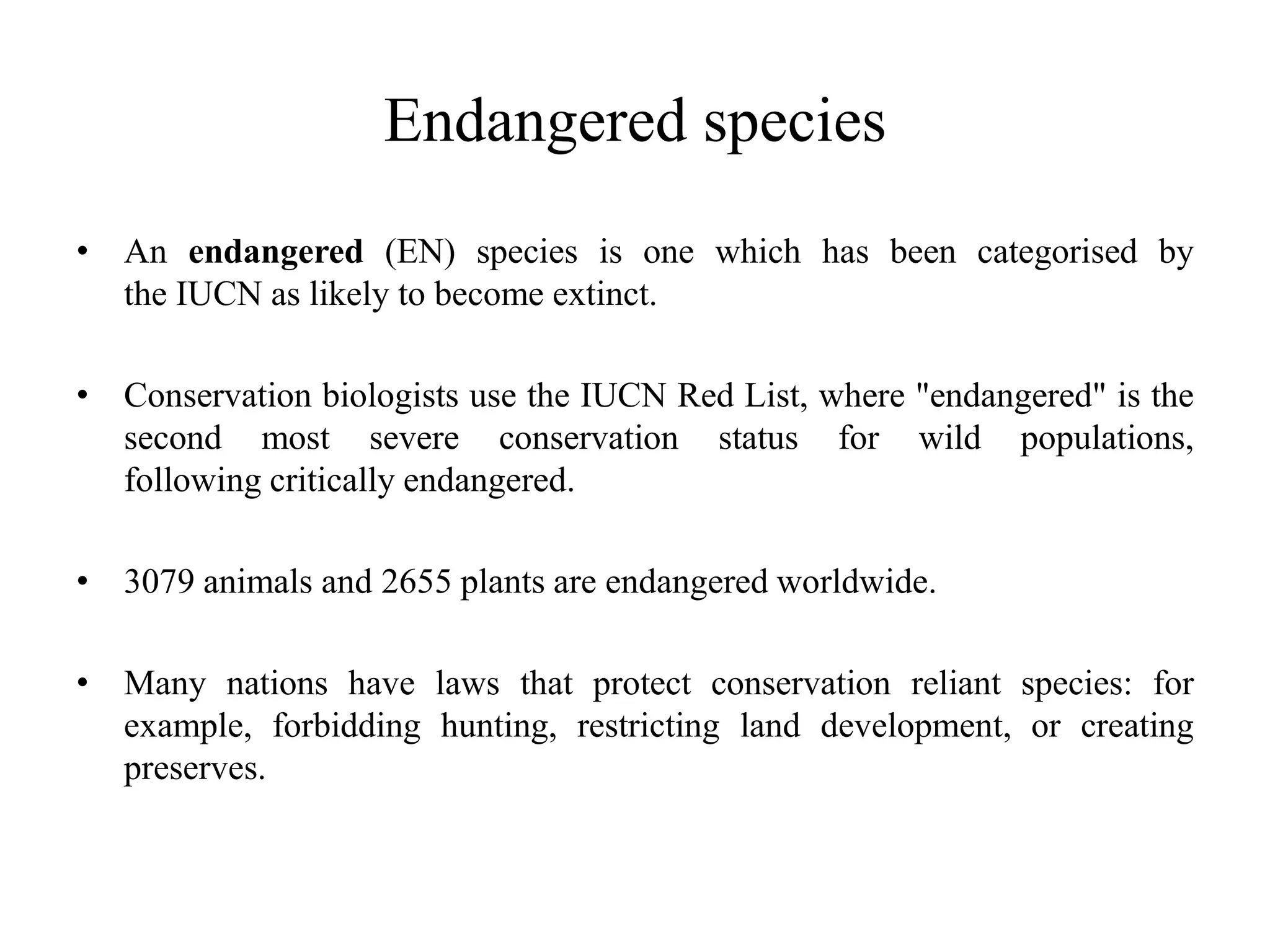 Iucn red list | PPTX
