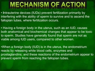 Iud (Intrauterine device) | PPTX