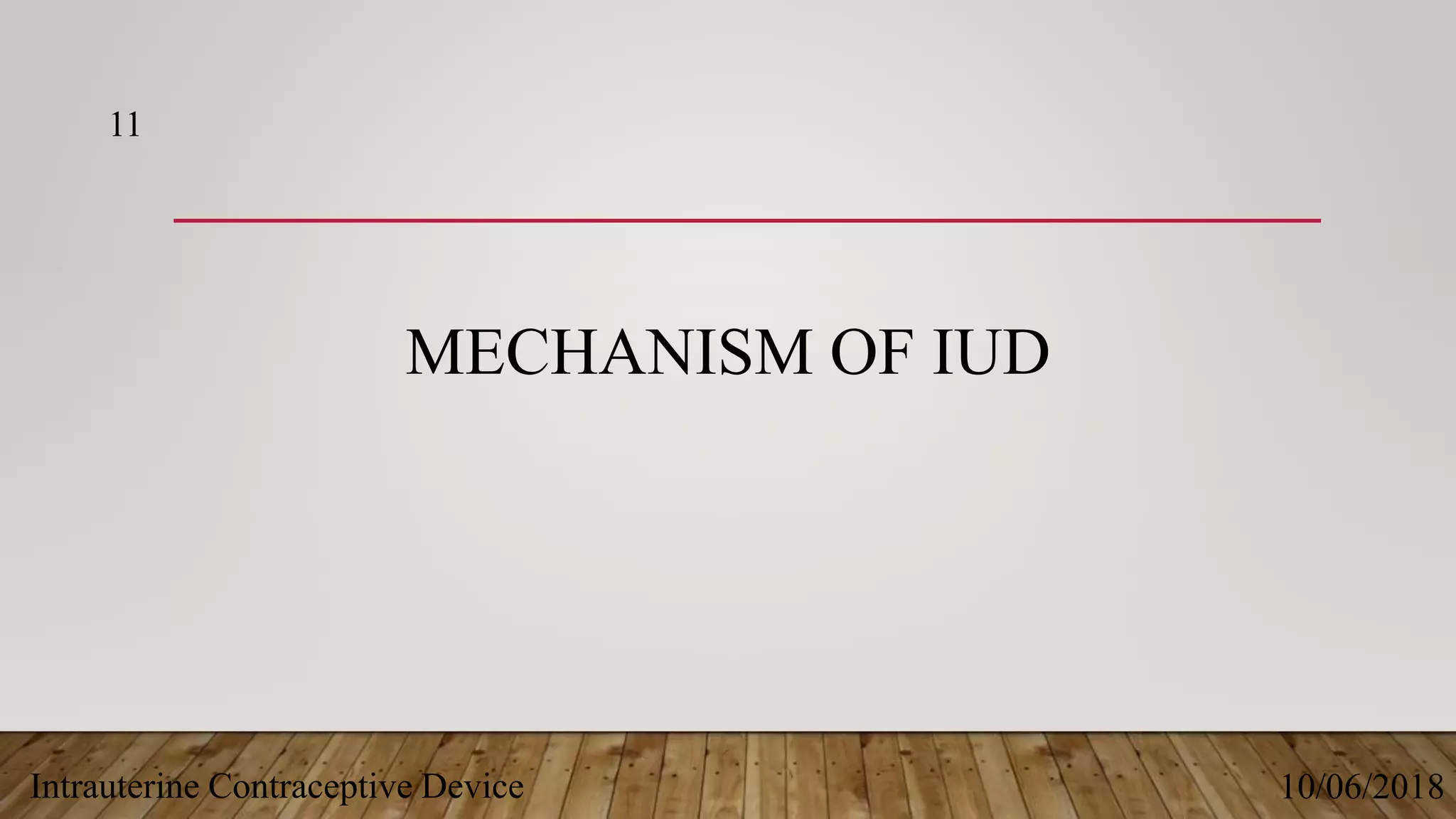 Intrauterine device (IUD) | PPTX