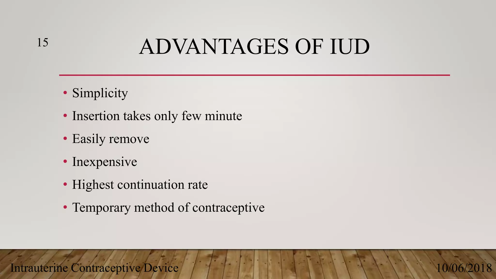 Intrauterine device (IUD) | PPTX