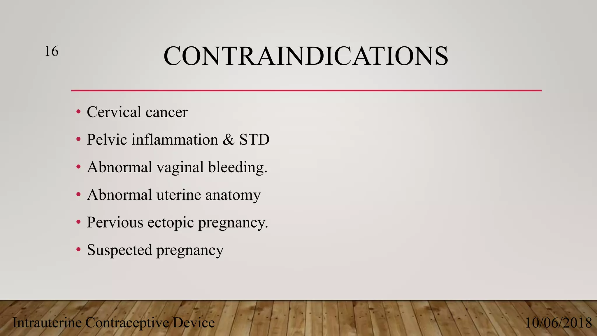 Intrauterine device (IUD) | PPTX