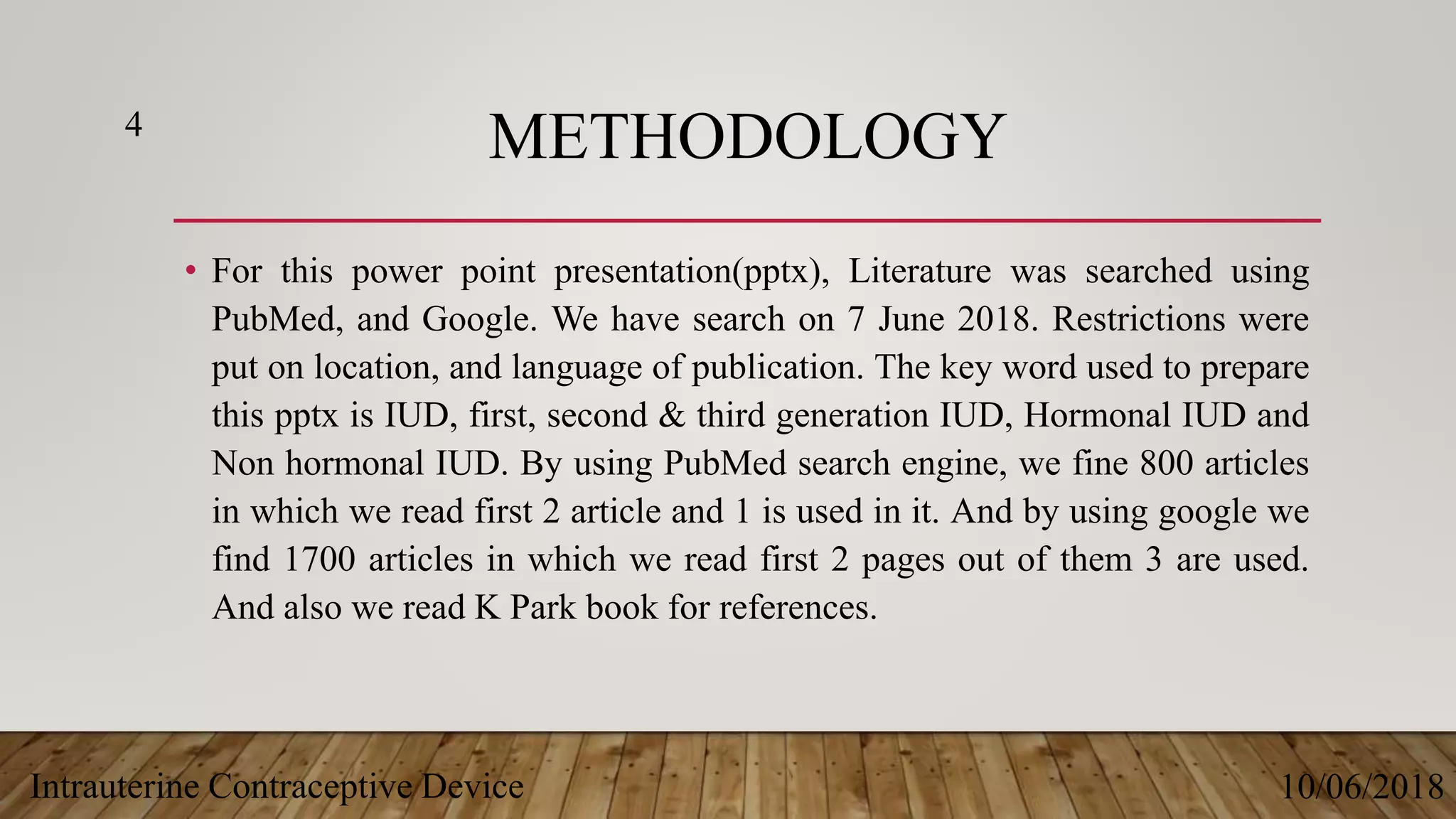 Intrauterine device (IUD) | PPTX