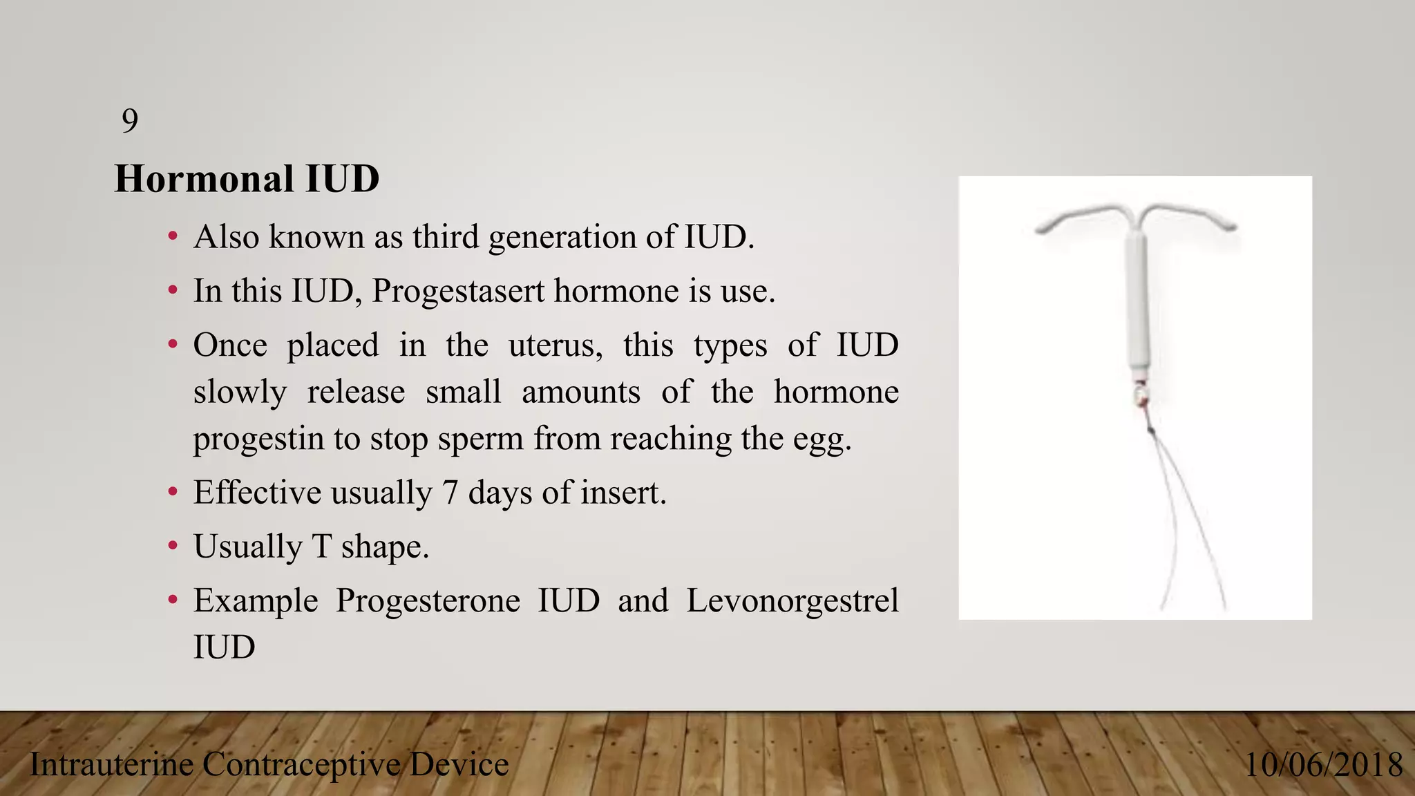 Intrauterine device (IUD) | PPTX