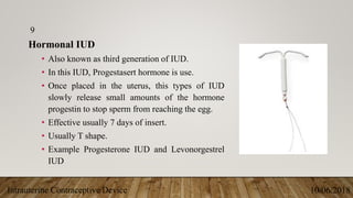 Intrauterine device (IUD) | PPTX