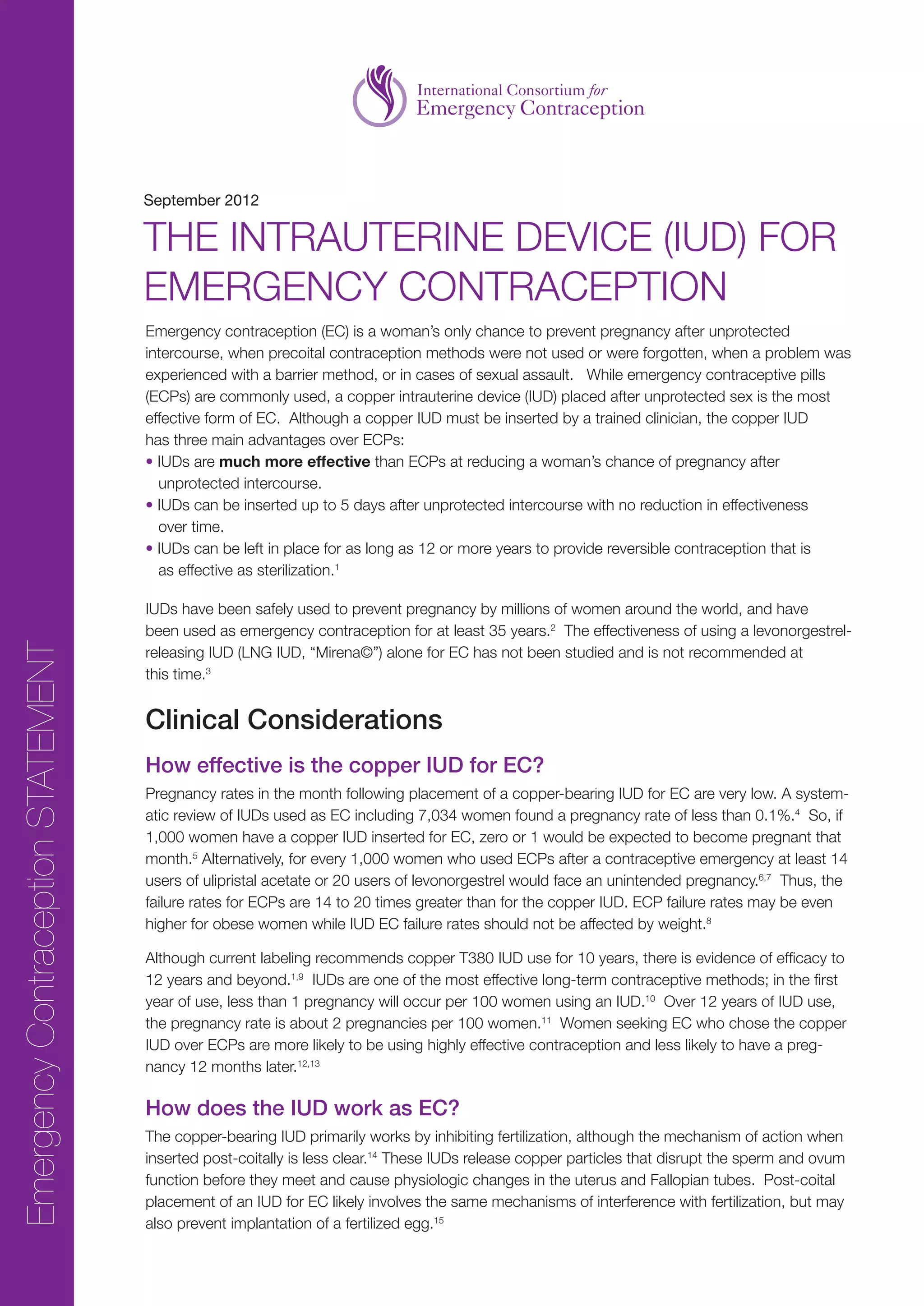 IUD fact sheet | PDF