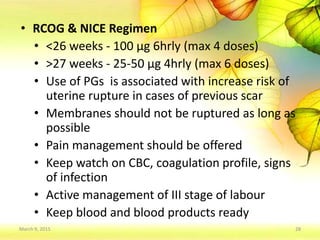 Intrauterine fetal death | PPTX