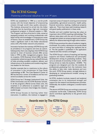 ICFAI University Dehradun Placement Brochure 2023 | PDF | Undergraduate Education | College ...