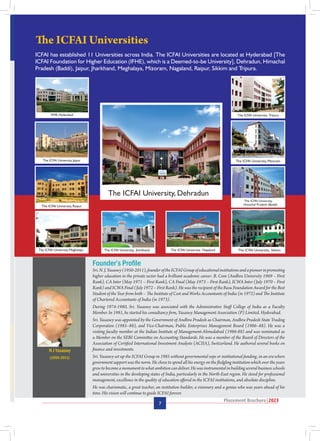 ICFAI University Dehradun Placement Brochure 2023 | PDF | Undergraduate Education | College ...