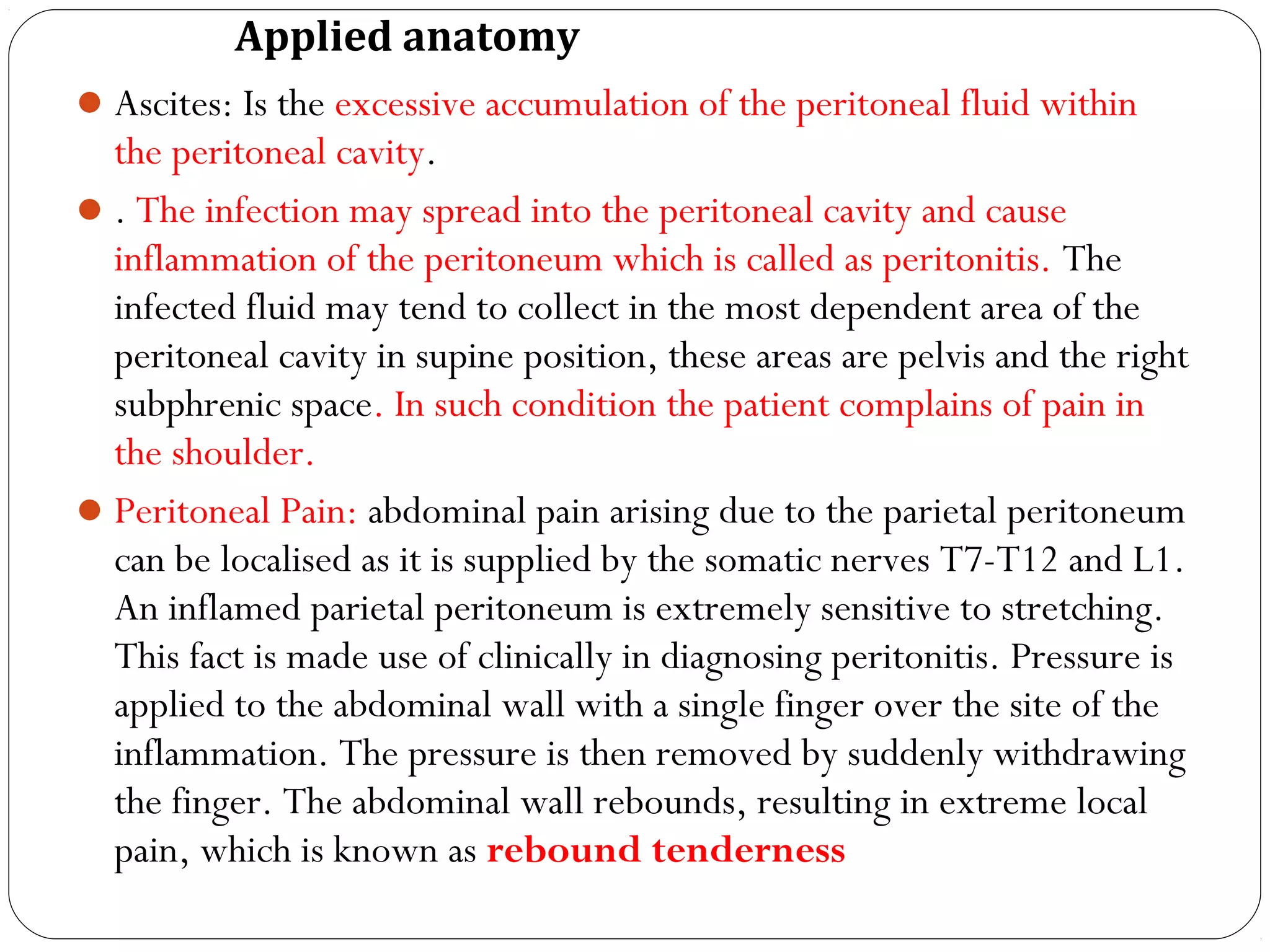peritoneum and peritoneal cavity | PPT