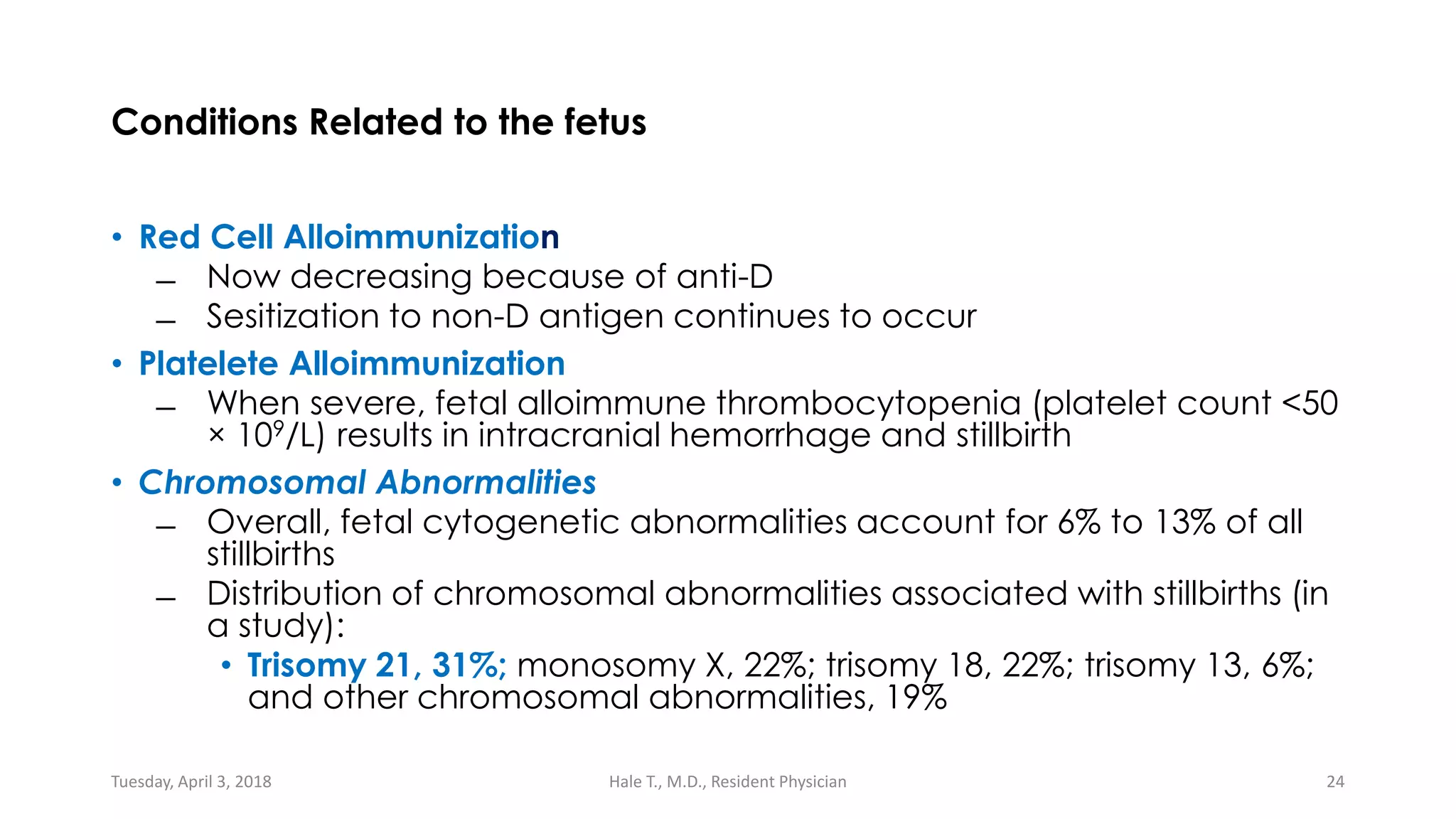 Intrauterine Fetal Death | PDF