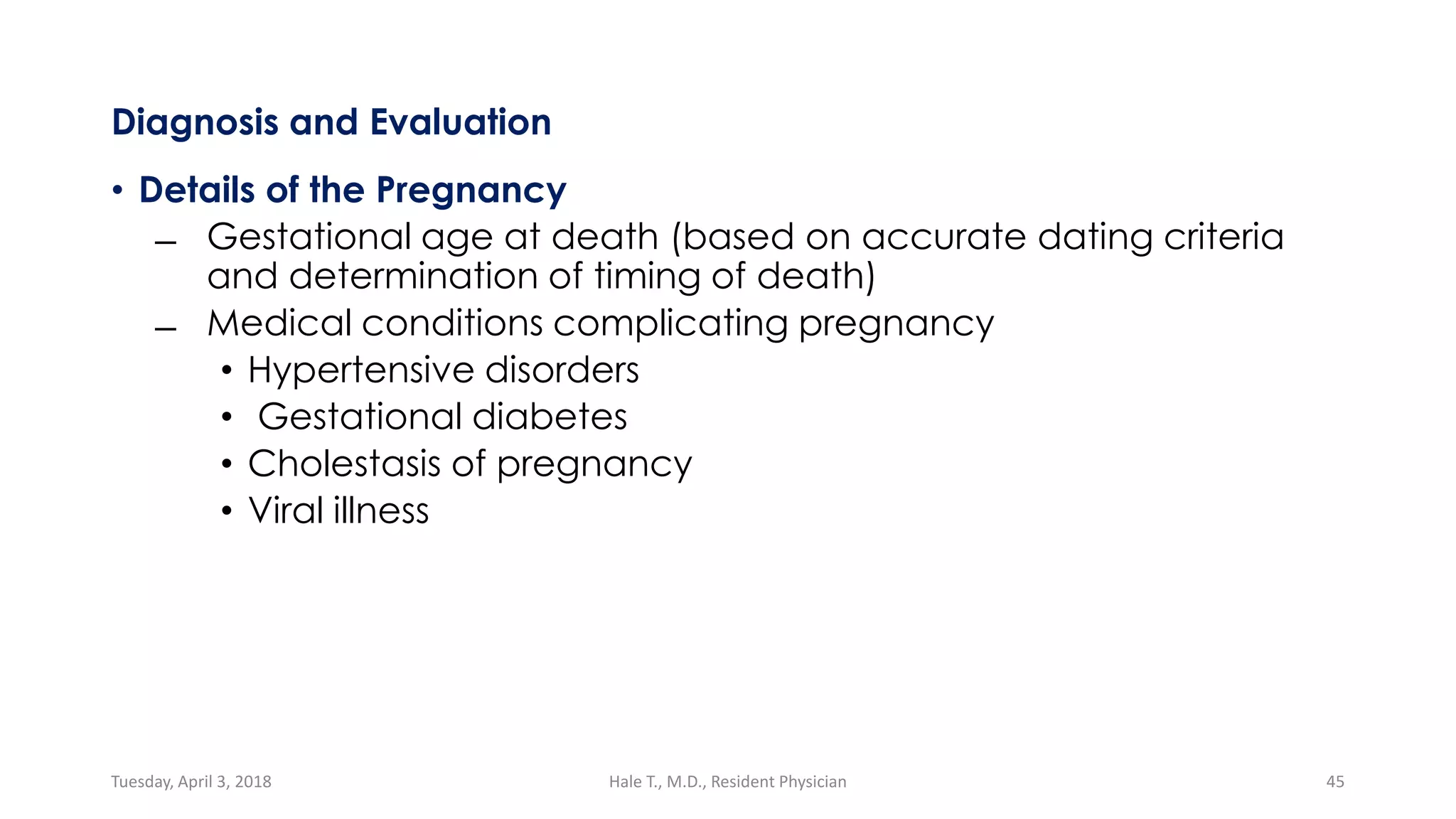 Intrauterine Fetal Death | PDF